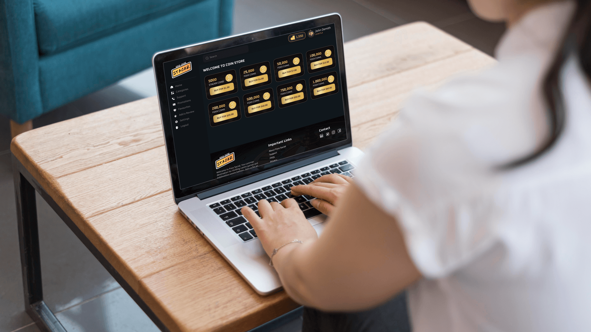 Crafting Stackr - An AI-Powered Social Casino for Our Client